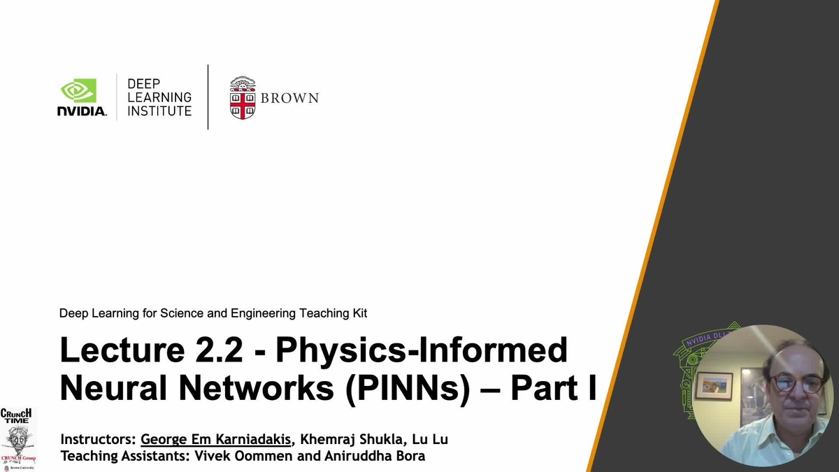 2.2 - Physics-Informed Neural Networks (PINNs)- Part I | DLI Teaching ...