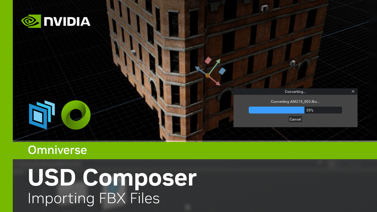 Omniverse Create Importing FBX Files | Omniverse 2020 | NVIDIA On-Demand