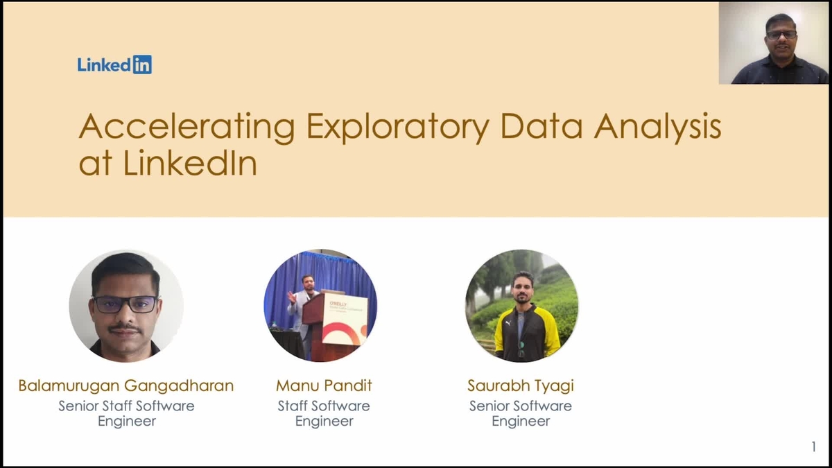 Accelerating Exploratory Data Analysis at LinkedIn S51399 | GTC Digital ...