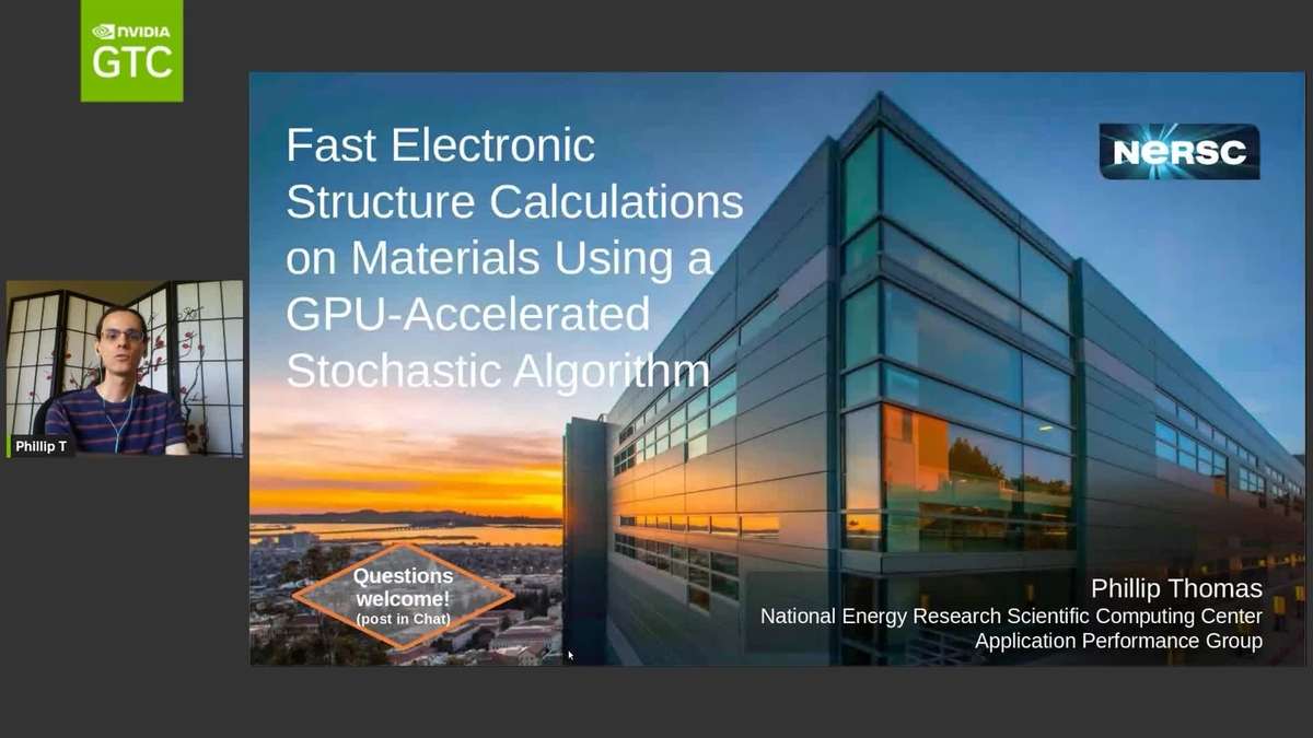 Fast Electronic Structure Calculations On Materials Using A Gpu Accelerated Stochastic Algorithm