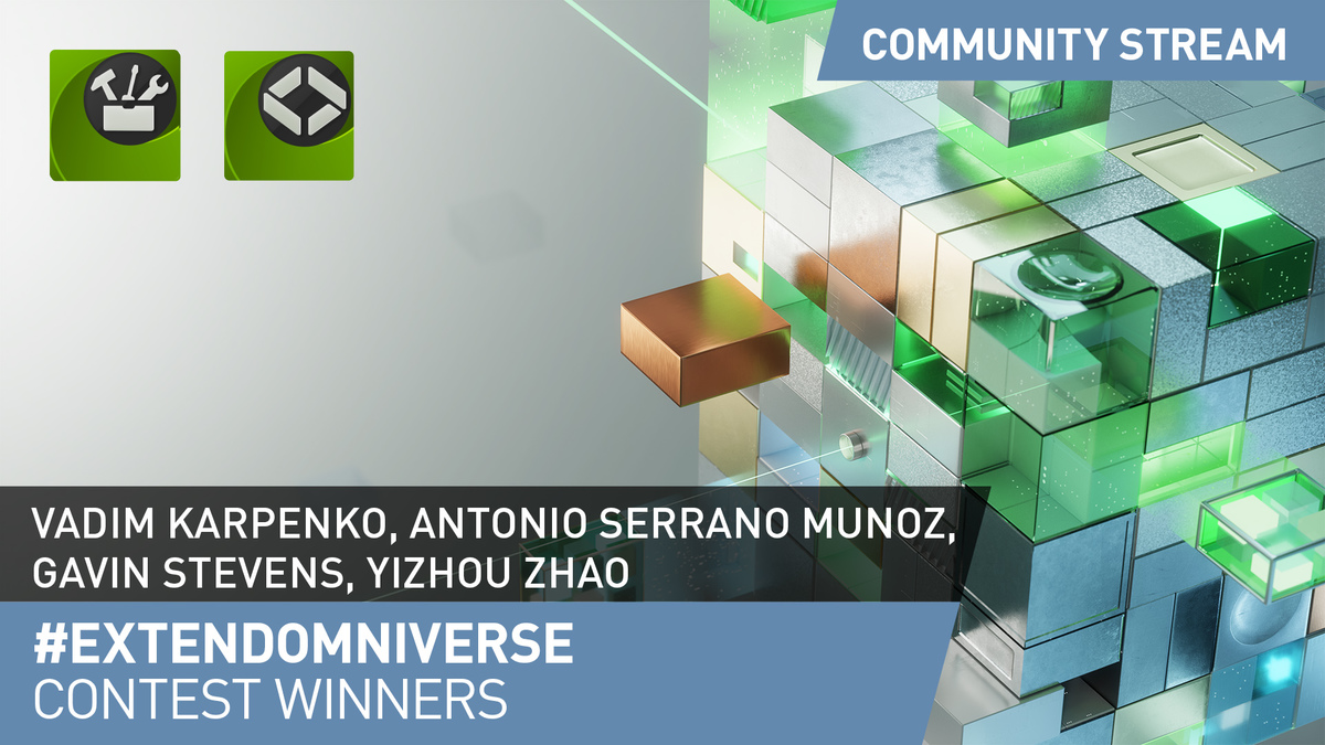 Nvidia Community Stream Extendomniverse Contest Winners Omniverse 2020 Nvidia On Demand