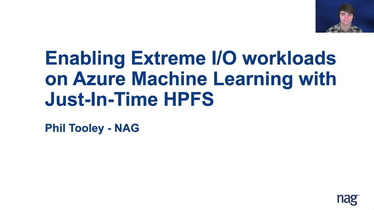 Enabling Extreme I/O Workloads on Azure Machine Learning with Just-in ...