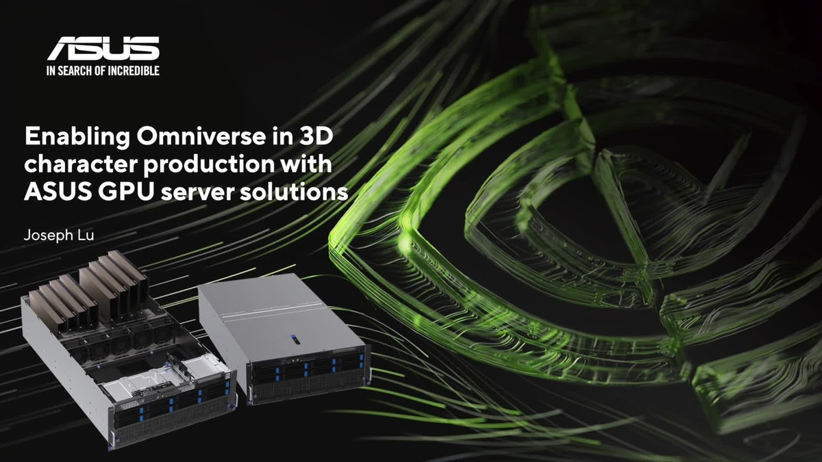 Enabling Omniverse In 3d Character Production With Asus Gpu Server