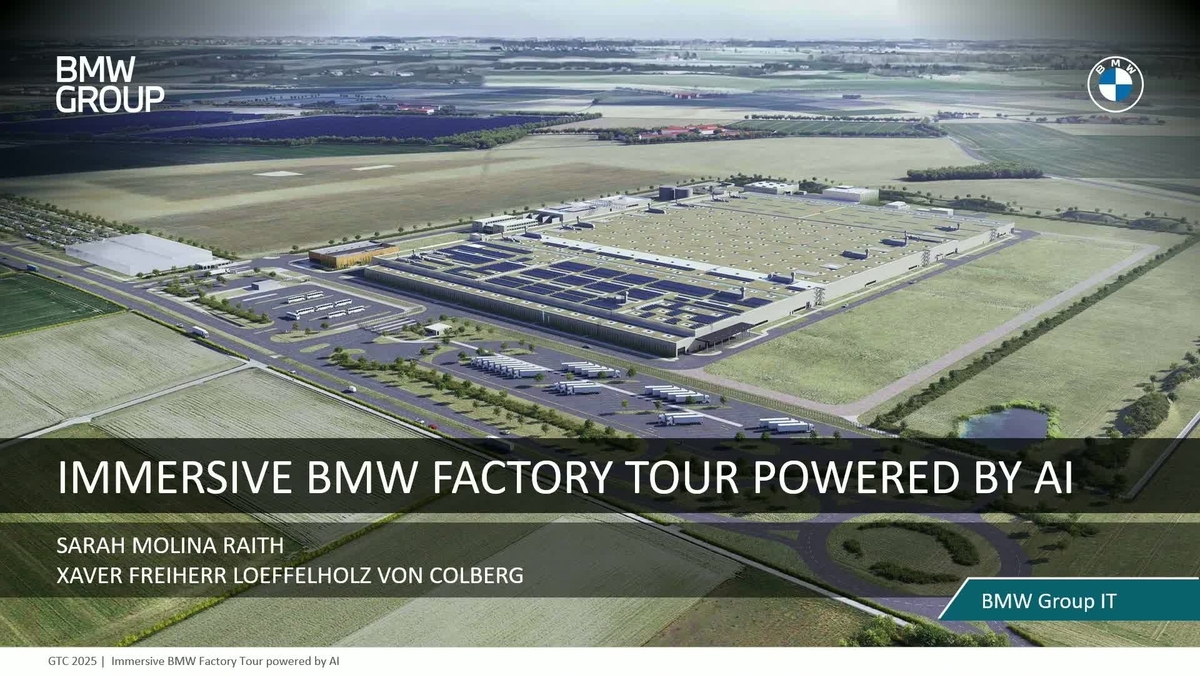 Immersive BMW Factory Tour powered by AI S71294 | GTC 2025 | NVIDIA On ...