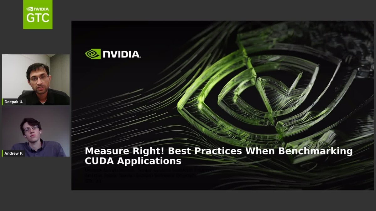 Measure Right Best Practices When Benchmarking Cuda Applications Gtc