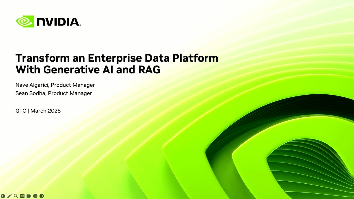 Transform An Enterprise Data Platform With Generative Ai And Rag S72205