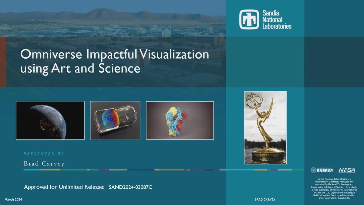 Omniverse Impactful Scientific Visualization Using Art And Science Gtc 24 2024 Nvidia On Demand