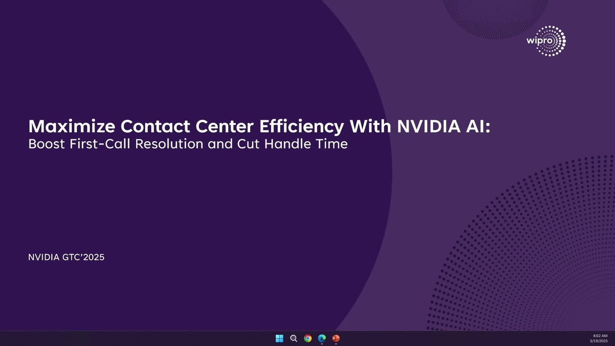 Maximize Contact Center Efficiency With NVIDIA AI: Boost First-Call ...