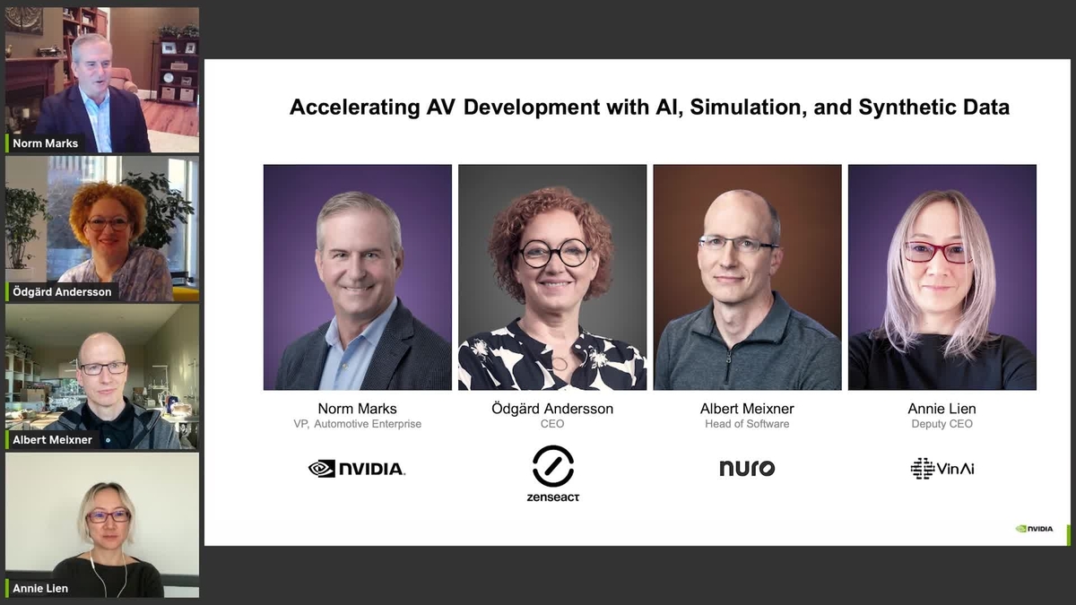 Accelerating Av Development With Ai Simulation And Synthetic Data Gtc Digital Spring 2023