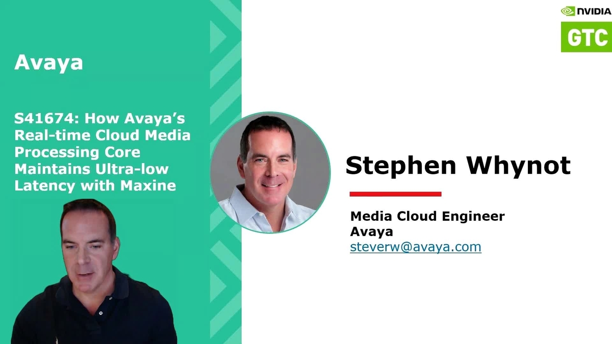 How Avayas Real Time Cloud Media Processing Core Maintains Ultra Low Latency With Maxine Gtc