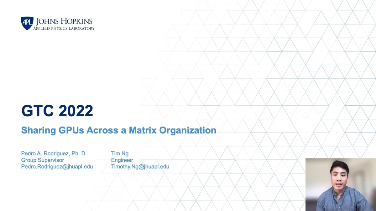 Sharing GPUs Across a Matrix Organization | GTC Digital Spring 2022 | NVIDIA On-Demand