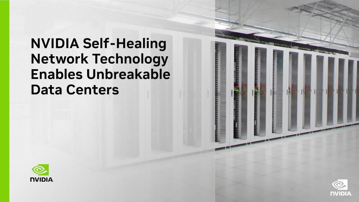 Nvidia Self Healing Network Technology Enables Unbreakable Data Centers Sc2022 2022 Nvidia 
