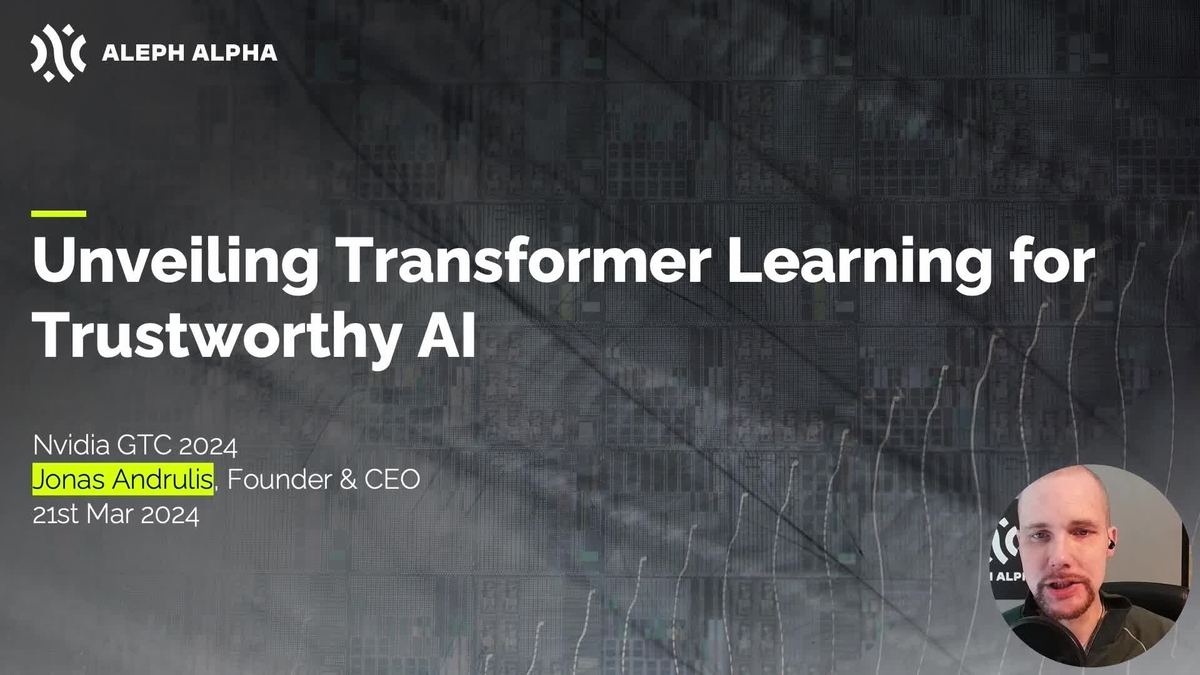 Unveiling Transformer Learning for Trustworthy AI S62709 | GTC 2024 ...