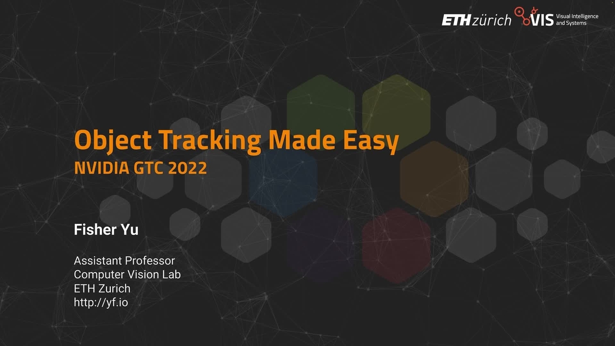 Object Tracking Made Easy Gtc Digital Spring 2022 Nvidia On Demand 