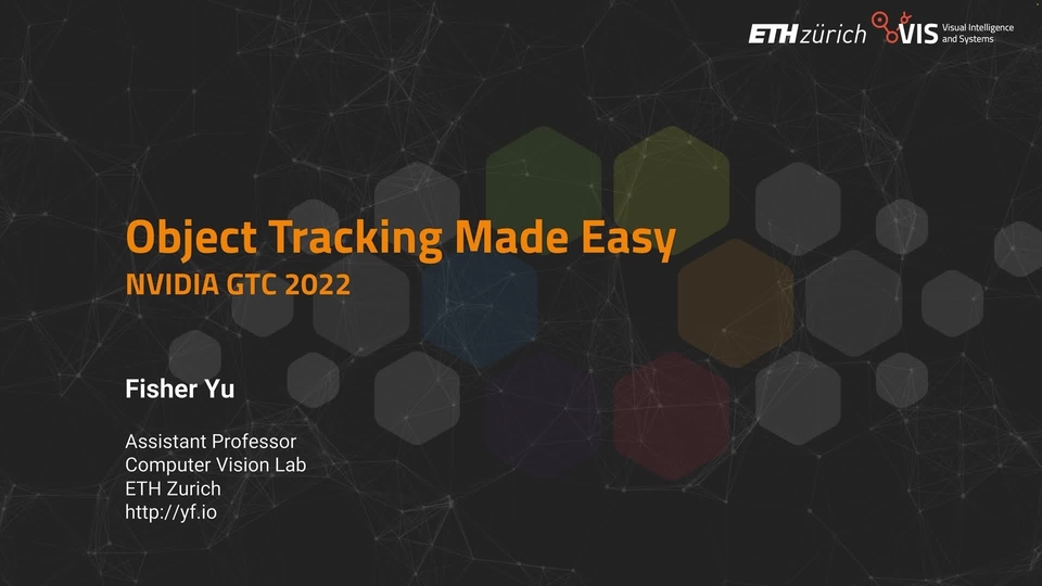 Object Tracking Made Easy | NVIDIA On-Demand