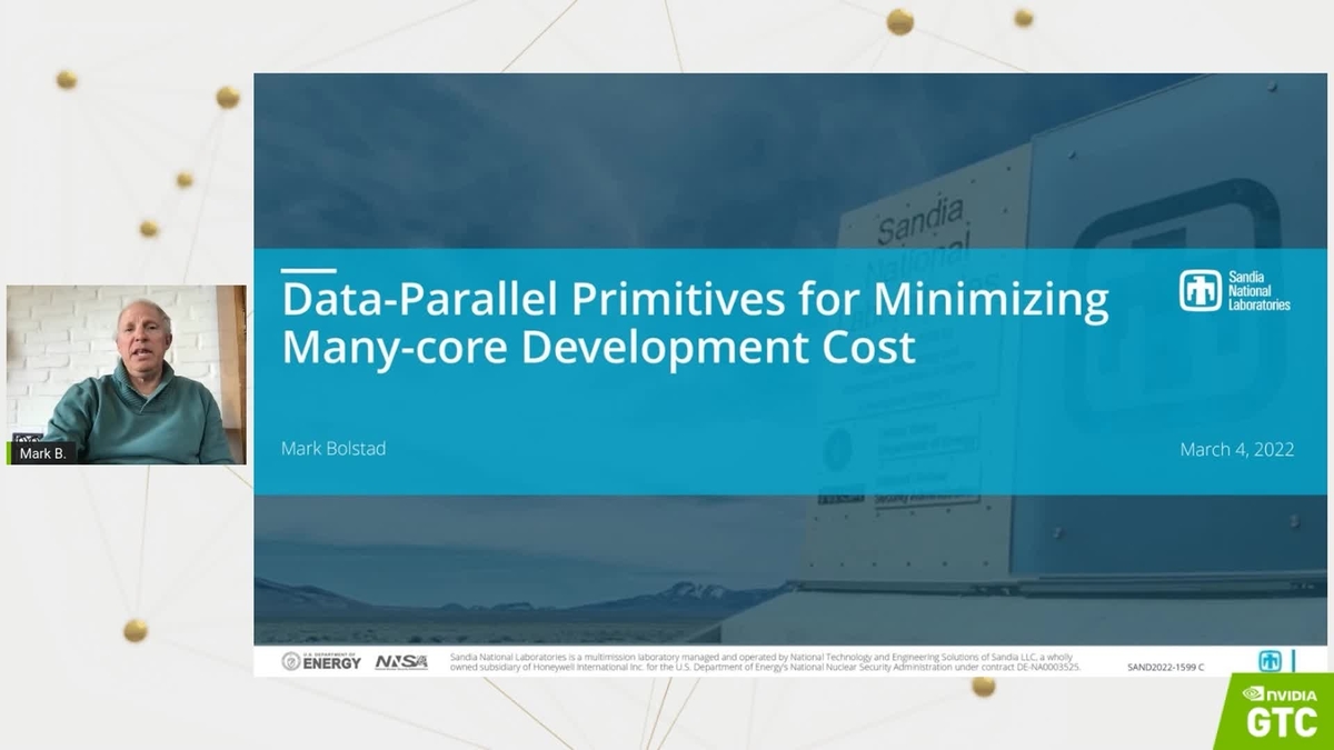 Data Parallel Primitives For Minimizing Many Core Development Cost Gtc Digital Spring 2022