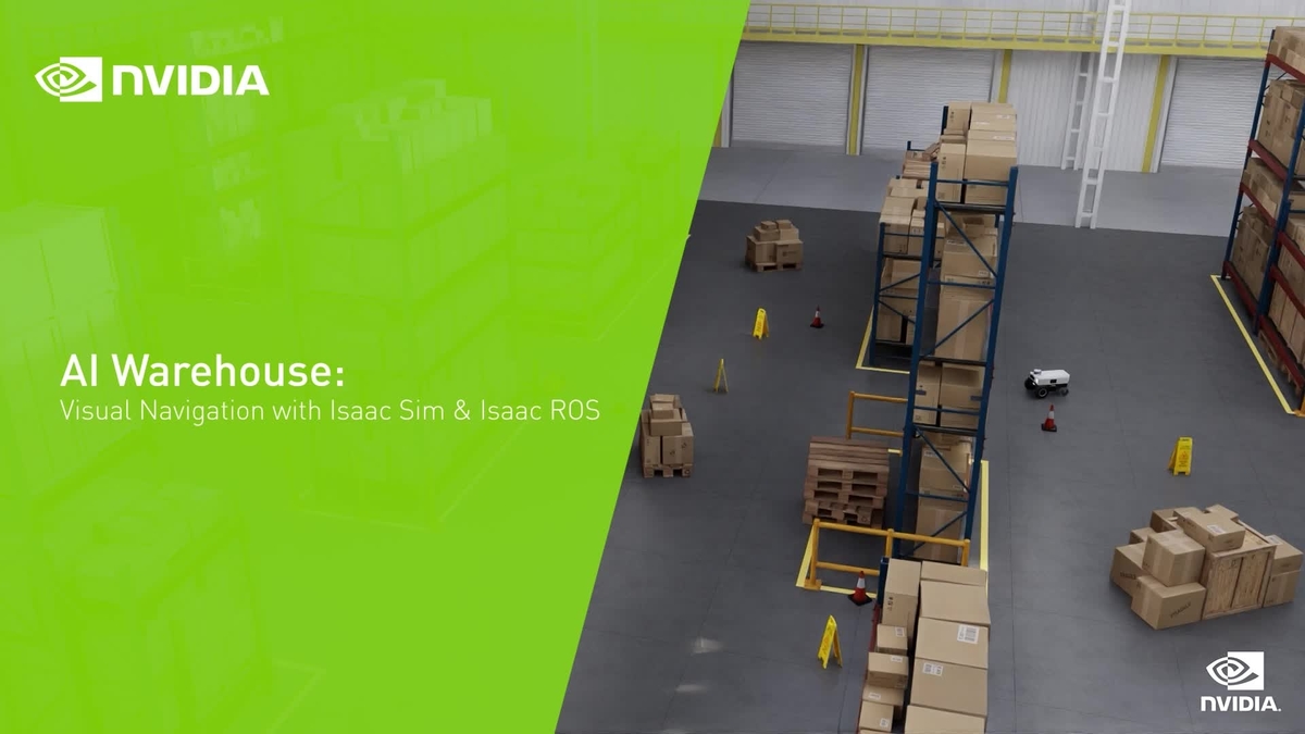 Ai Warehouse Amr Visual Navigation With Isaac Sim And Isaac Ros Gtc Digital Spring 2022