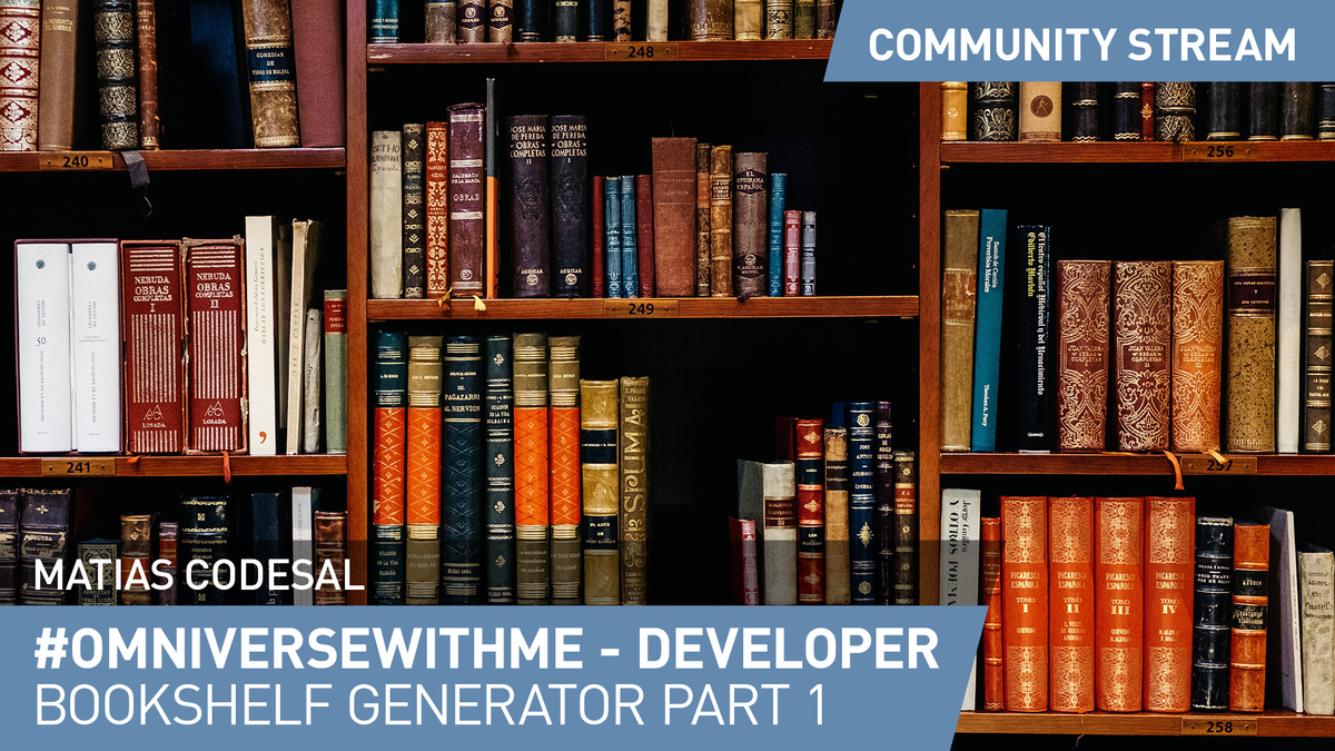 Nvidia Community Stream Omniversewithme Bookshelf Generator Part 1 Omniverse 2020