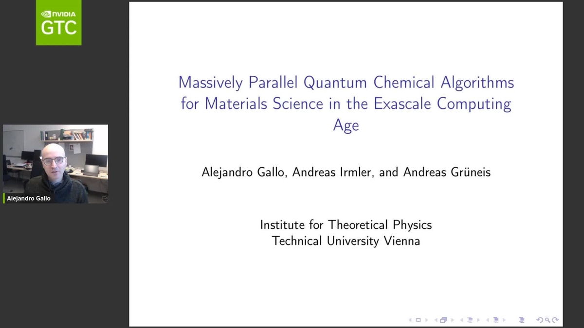 Massively Parallel Quantum Chemical Algorithms For Materials Science In The Exascale Computing
