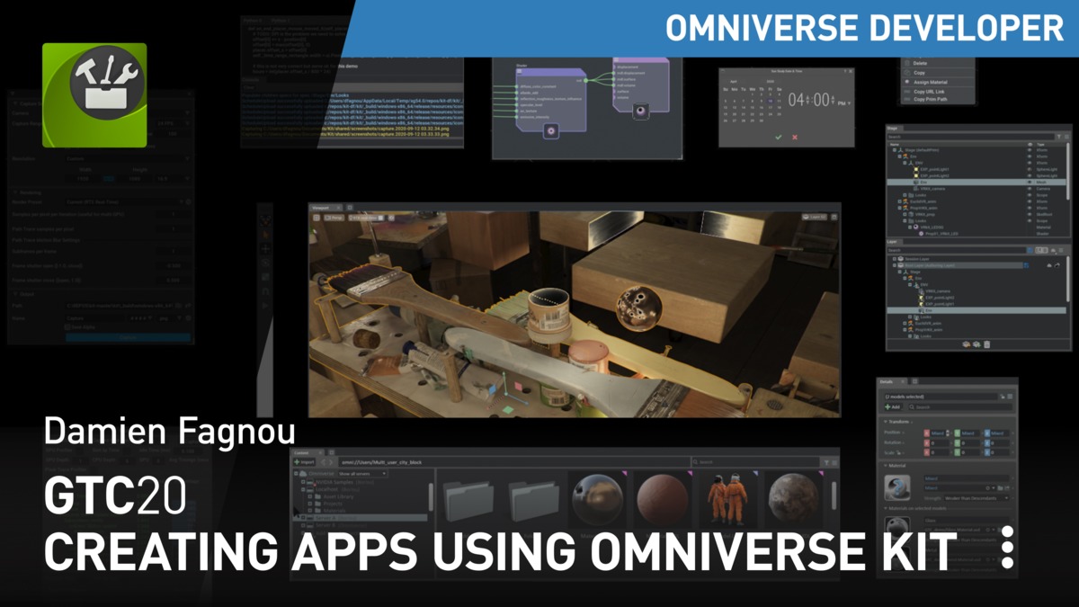 Build Amazing Apps Quickly Using Omniverse Kit Gtc Digital October