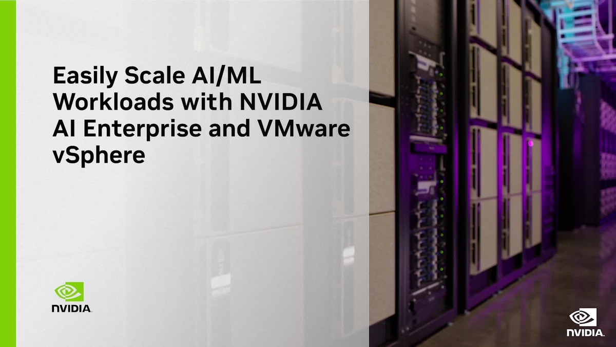 Easily Scale Aiml Workloads With Vmware Vsphere Gtc Digital