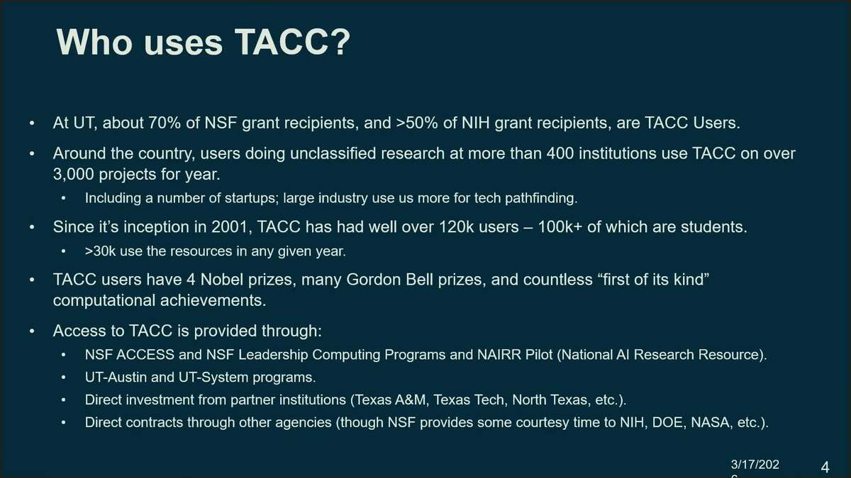 TACC Horizon System in the Converged World of HPC and AI S82236 | GTC ...