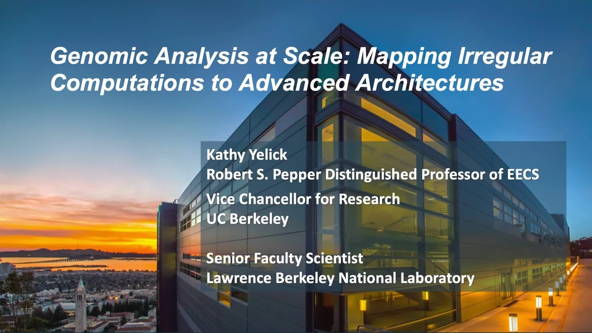 Genomic Analysis At Scale Mapping Irregular Computations To Gpu Based Exascale Systems Gtc 24