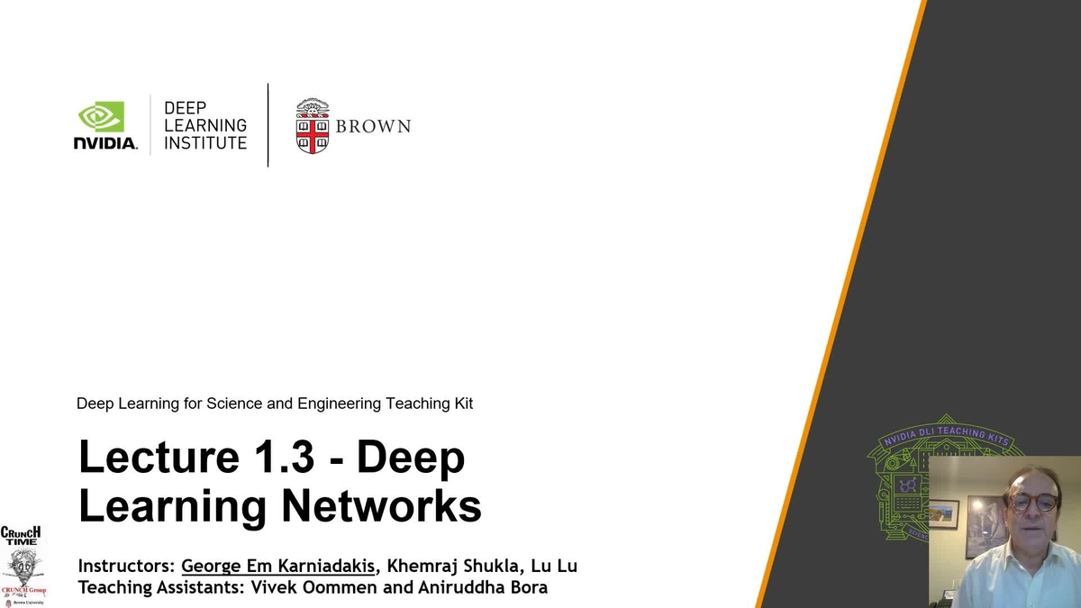 1.3 - Deep Learning Networks | DLI Teaching Kits 2023 | NVIDIA On-Demand