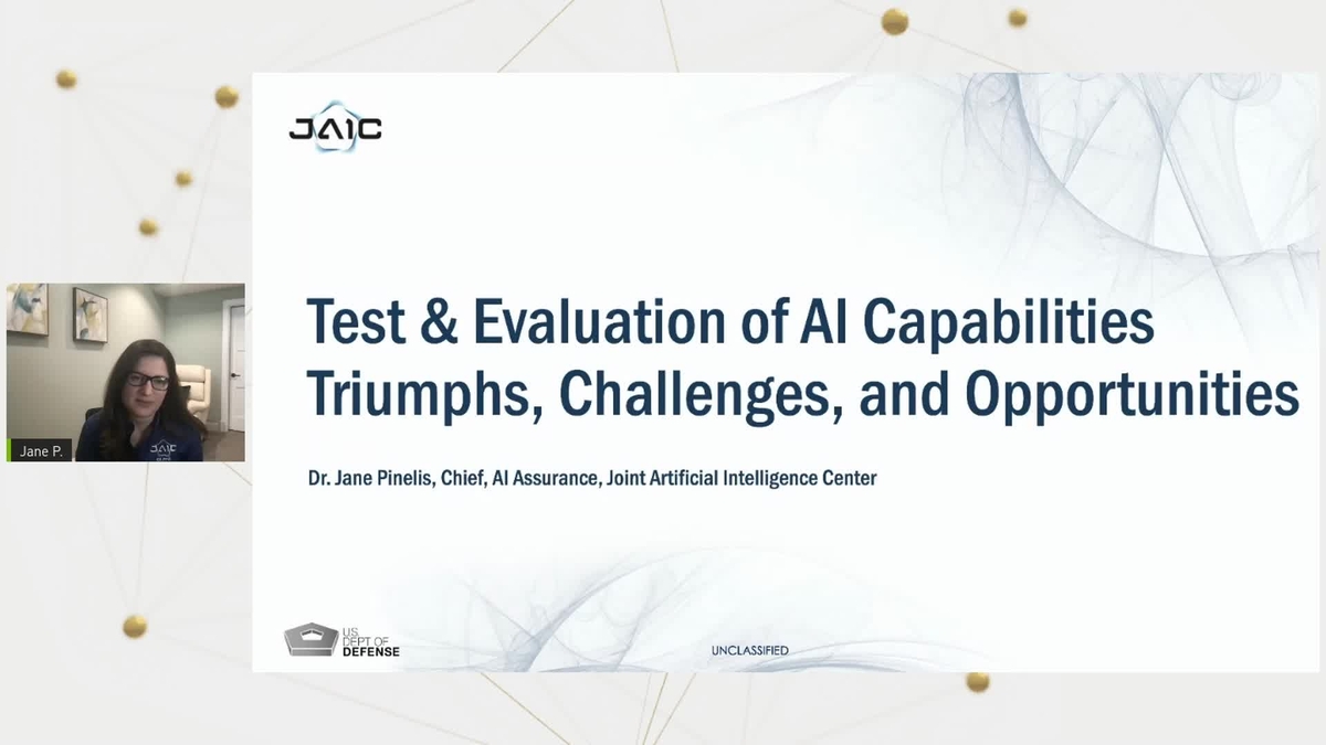Testing And Evaluating The Ai Enabled Systems Transforming The Dod Gtc Digital Spring 2022