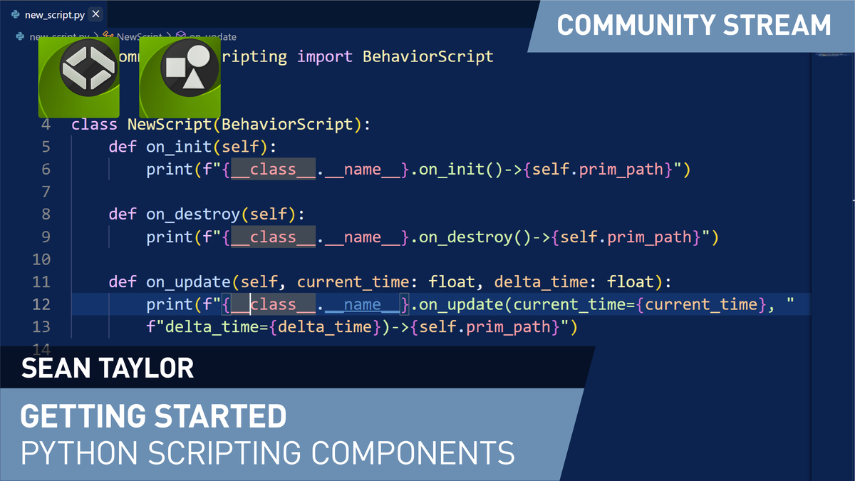 NVIDIA Community Stream | Getting Started: Python Scripting Components | NVIDIA On-Demand