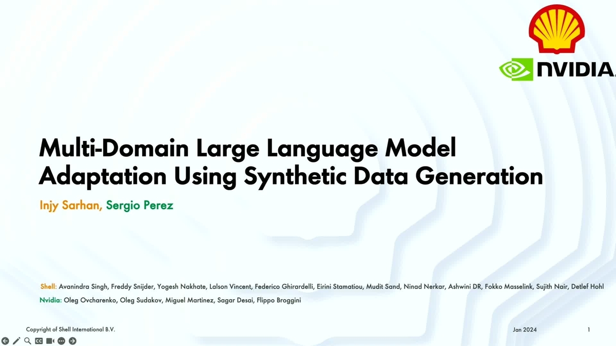 Multi-Domain Large Language Model Adaptation Using Synthetic Data ...
