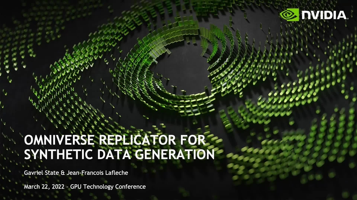 Synthetic Data Generation Using The Omniverse Replicator Sdk Gtc Digital Spring 2022 Nvidia
