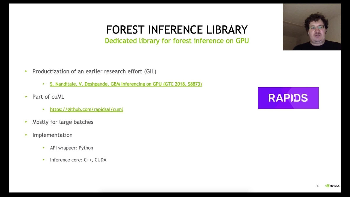 Forest Inference Library: Fast GPU Inference for Decision Trees | GTC Digital April 2021 ...