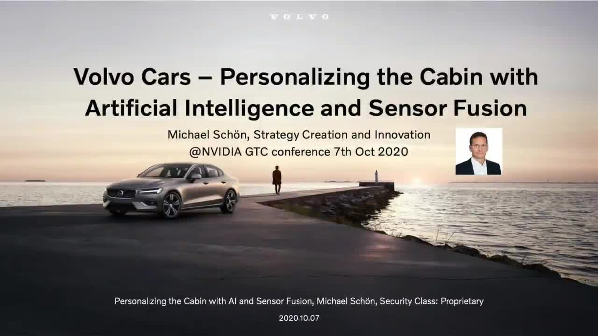 Volvo Cars - Personalizing the Vehicle Cabin with AI and Sensor Fusion ...