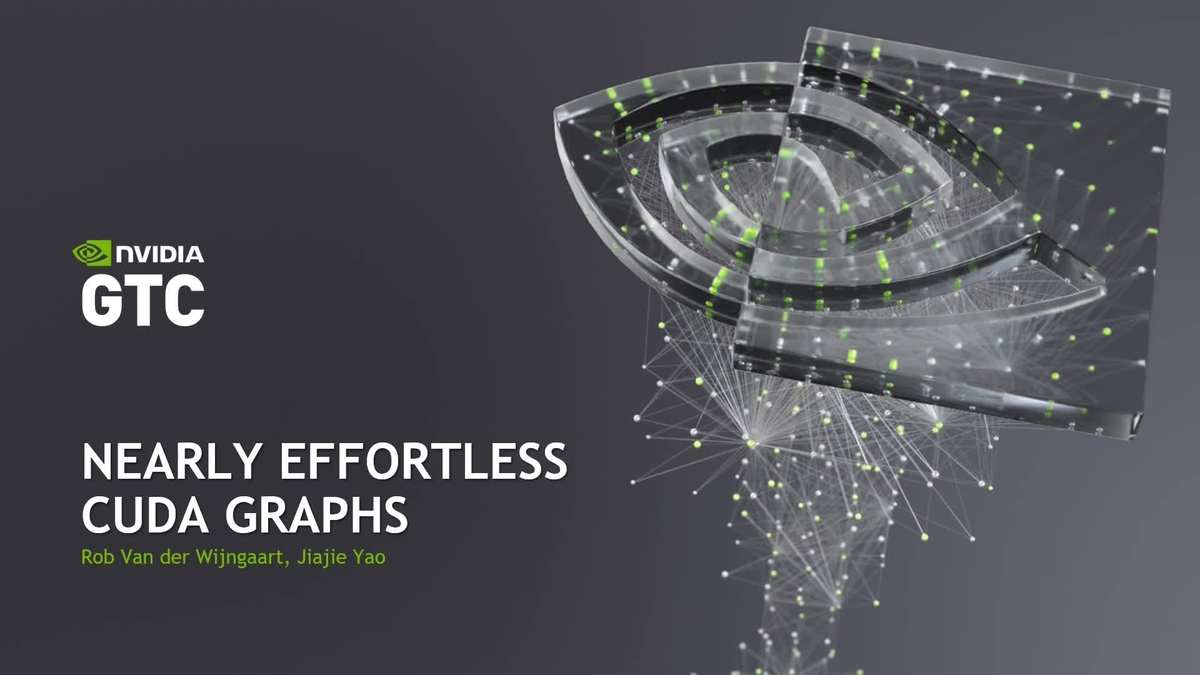 Nearly Effortless Cuda Graphs Gtc Digital November 2021 Nvidia On Demand