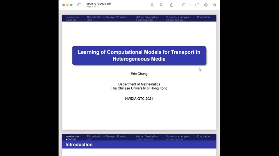 Learning of Computational Models for Transport in Heterogeneous Media ...