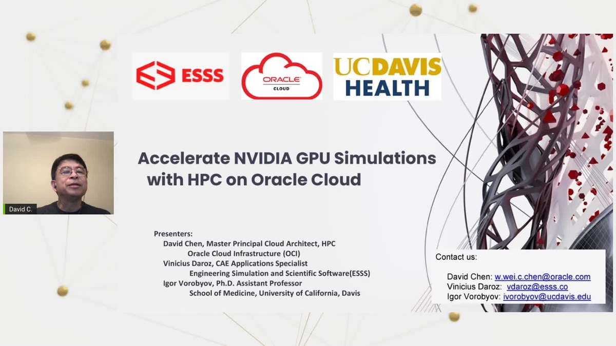 Accelerating GPU Simulations with HPC (Presented by Oracle Cloud) | GTC Digital Spring 2022 ...