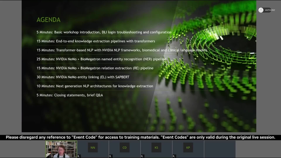 Clinical and Biomedical Knowledge Extraction | NVIDIA On-Demand