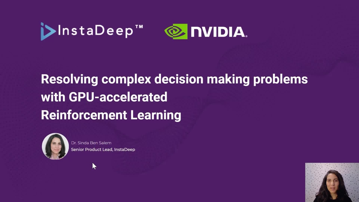 Resolving Complex Decision-making Problems with GPU-accelerated Reinforcement Learning | GTC ...
