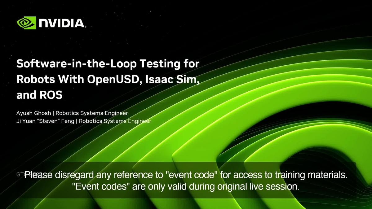 Software In The Loop Testing For Robots With Openusd Isaac Sim And