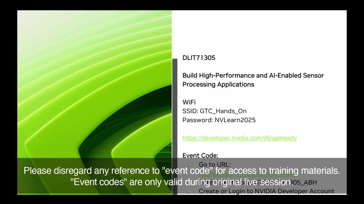 Build High-Performance and AI-Enabled Sensor Processing Applications ...