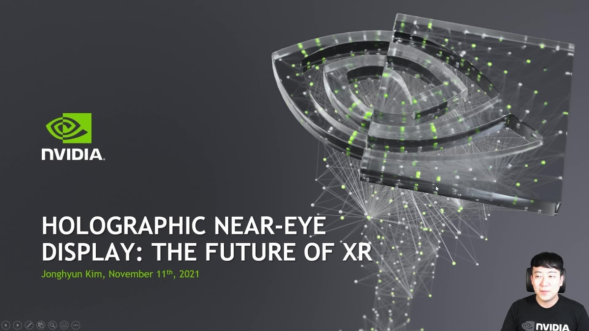 Holographic Near-eye Display: The Future of XR | GTC Digital November 2021 | NVIDIA On-Demand