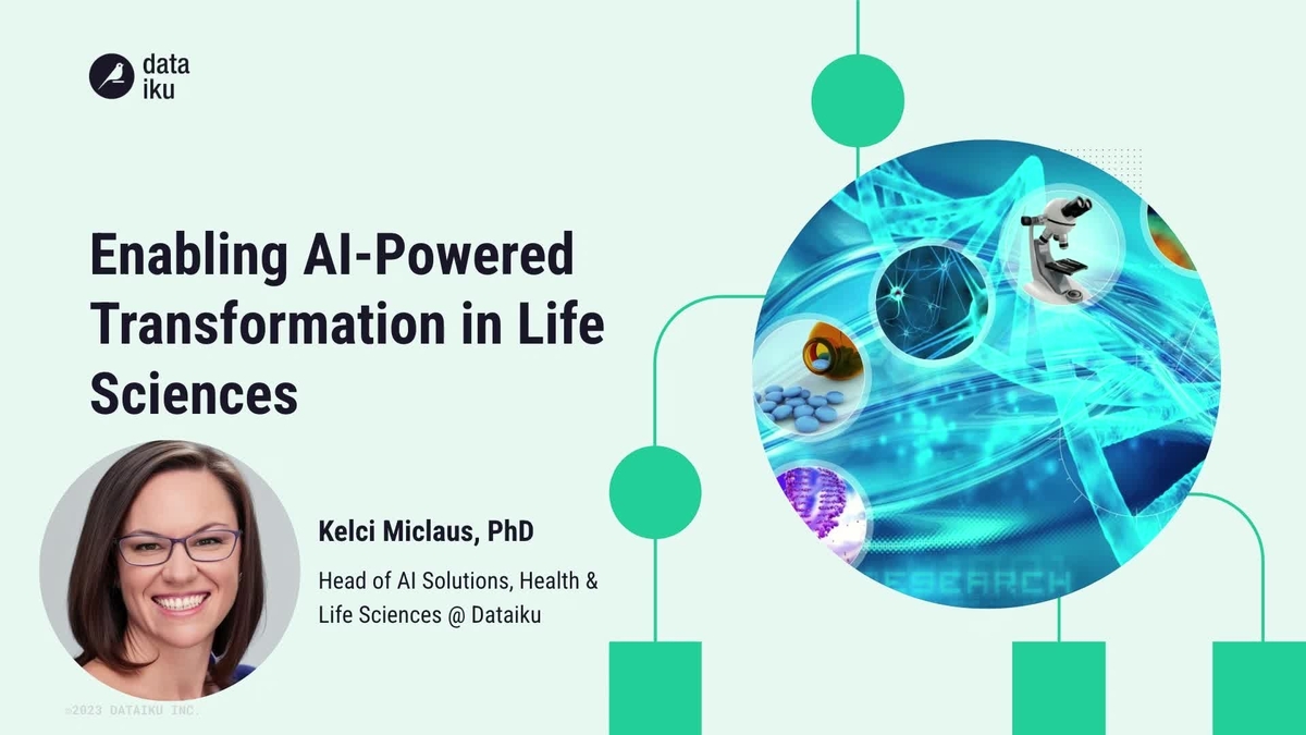 Enabling Ai Powered Transformation In Life Sciences Presented By Dataiku Expt63167 Gtc 2024