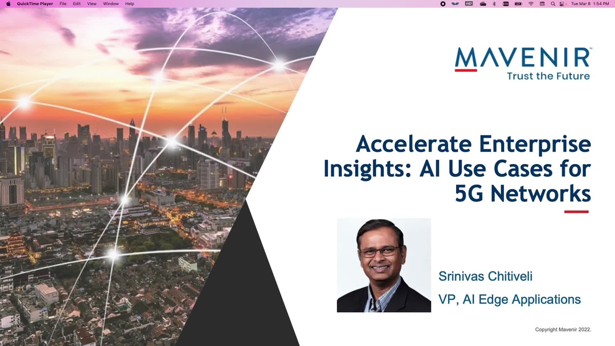 Accelerate Enterprise Insights with AI Use Cases on 5G Networks (Presented by Mavenir Systems ...