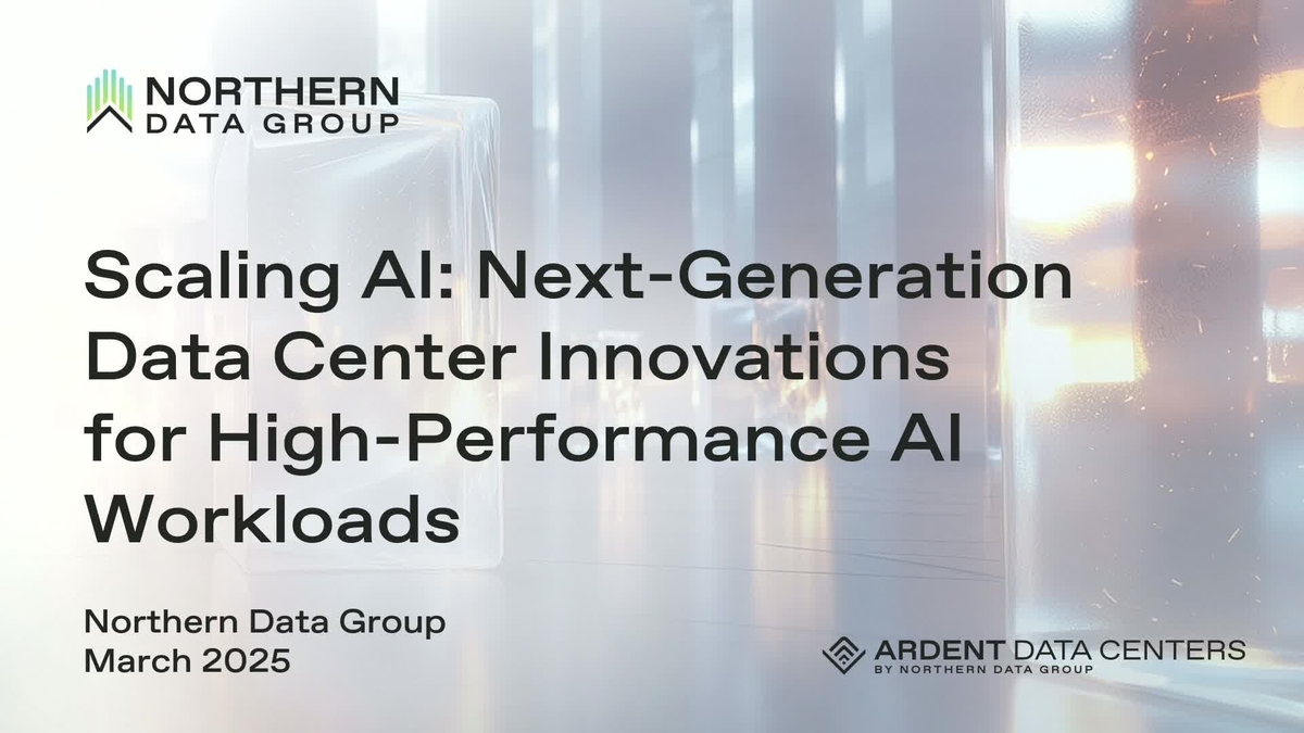 Scaling AI: Next-Generation Data Center Innovations for High-Performance AI Workloads (Presented ...