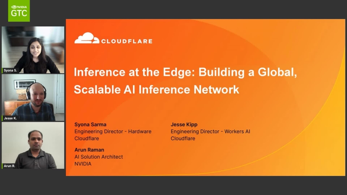 Inference At The Edge Building A Global Scalable Ai Inference Network Presented By Cloudflare