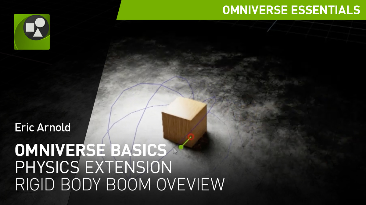 Physics Extension Rigid Body Boom Overview Omniverse 2020 Nvidia On