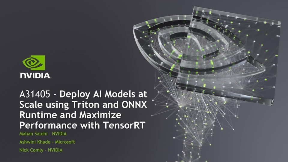 Deploy Ai Models At Scale Using The Triton Inference Server And Onnx Runtime And Maximize
