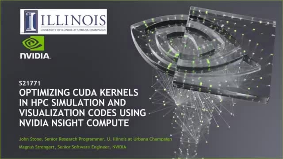 Optimizing Cuda Kernels In Hpc Simulation And Visualization Codes Using Nvidia Nsight Compute 