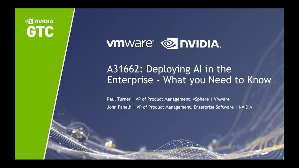 Deploying AI in the Enterprise — What You Need to Know (Presented by ...